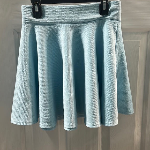 Skirts | Light Blue Skater Skirt | Poshmark